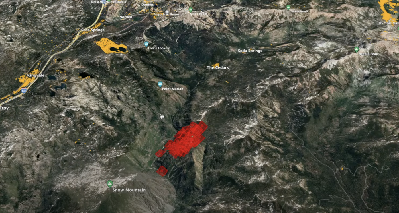 Mapping the Royal Fire in Placer County - The Lookout