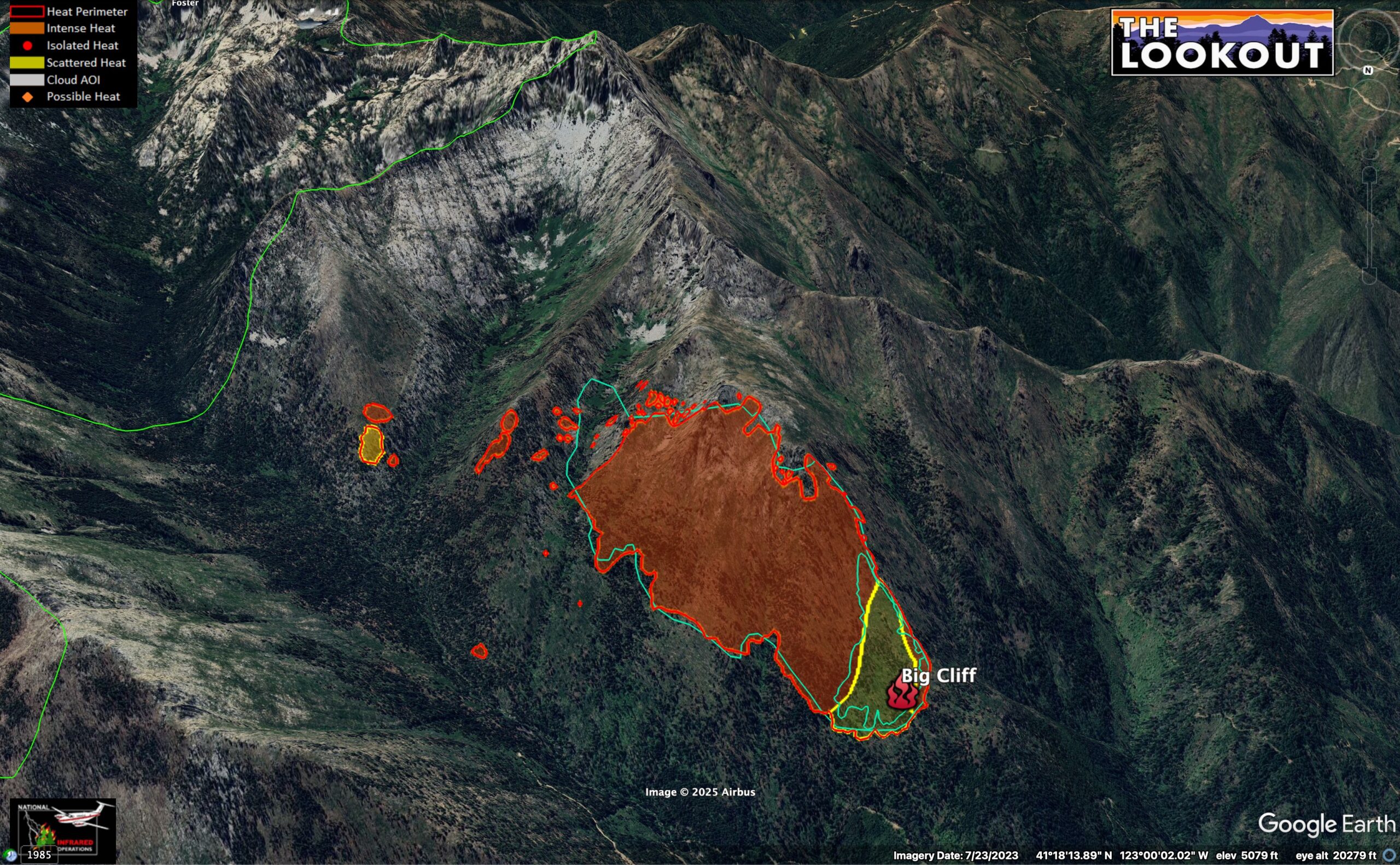 Big Cliff Fire - 8/1/2025 - The Lookout